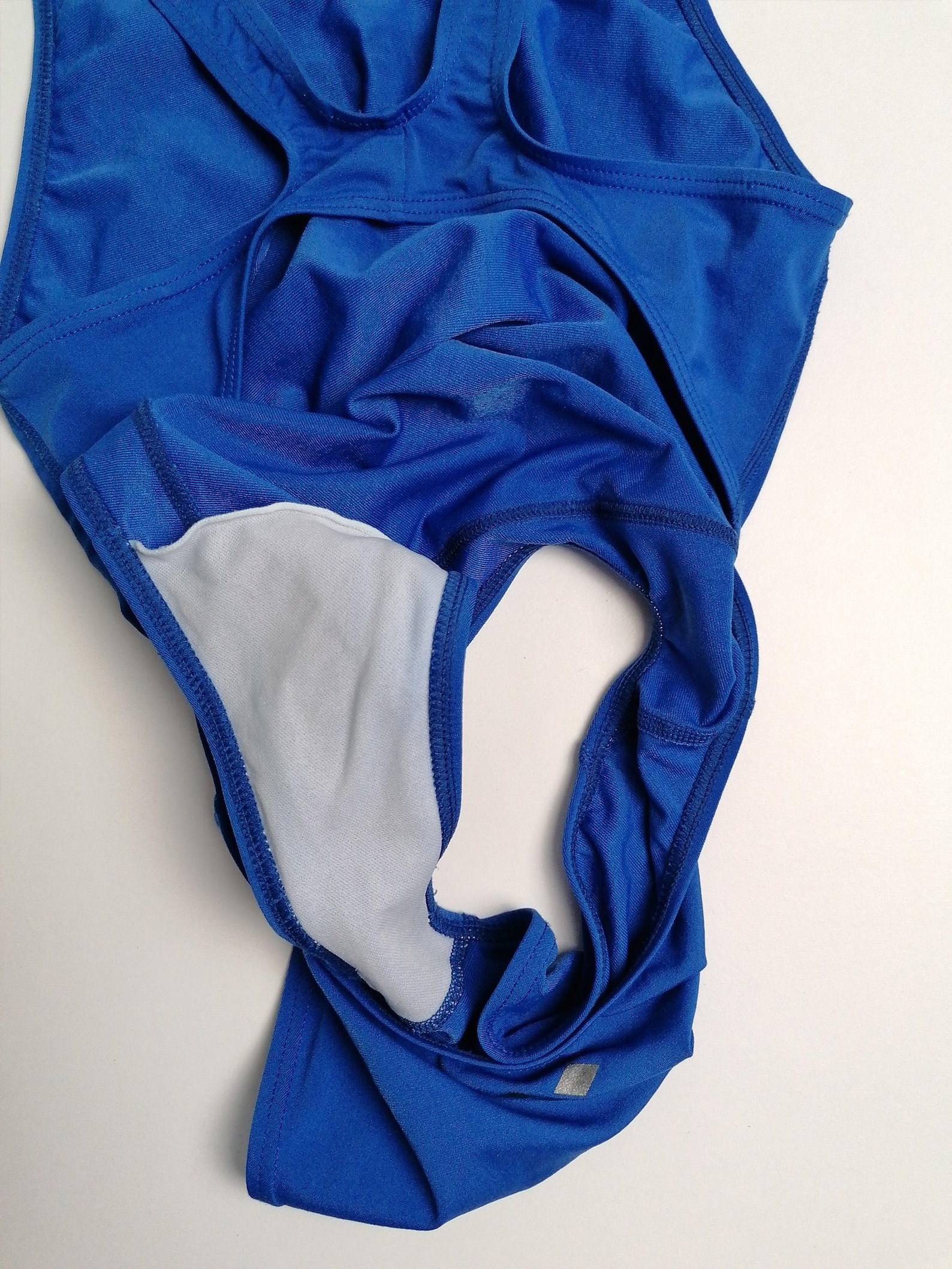 ARENA Swimsuit One-piece Electric Blue Racer-back Bathing-suit Swimwear ...