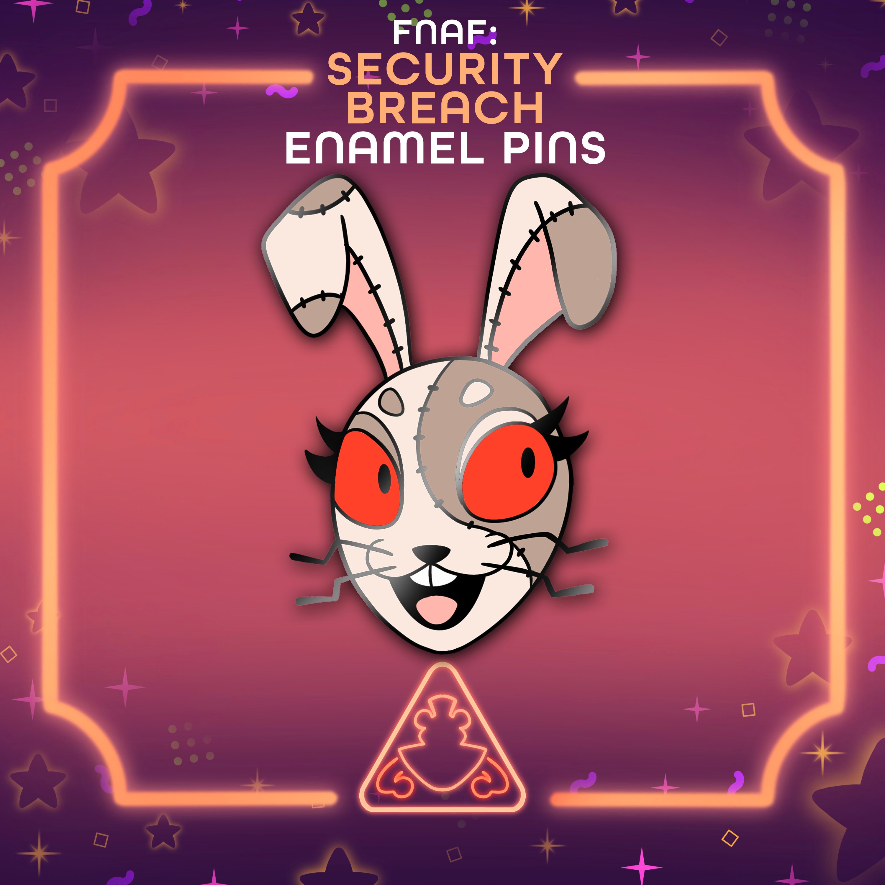 Five Nights at Freddy's Security Breach Hard Enamel Pins - Etsy