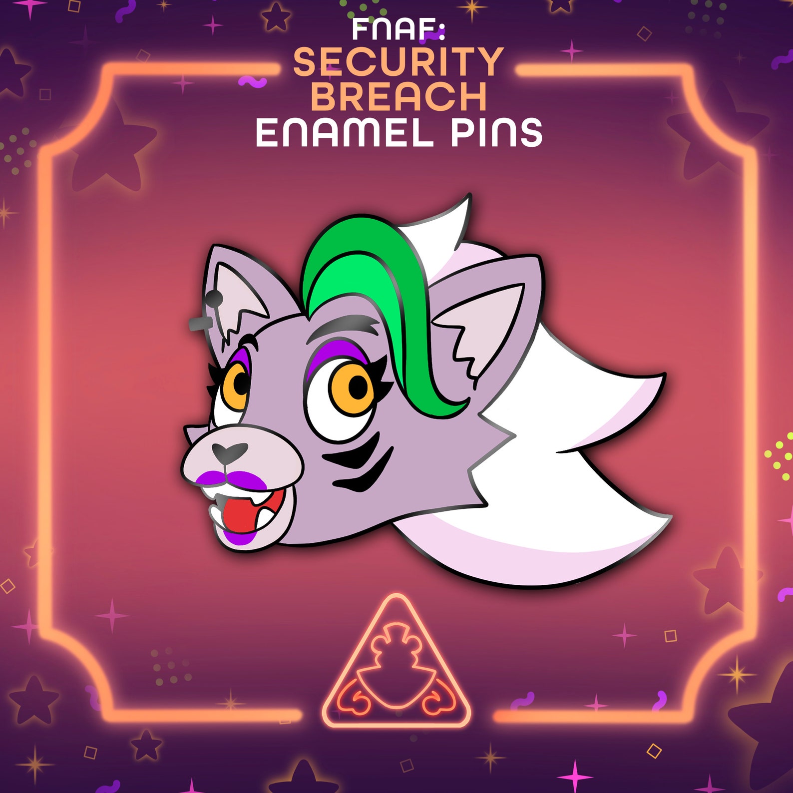 Five Nights at Freddy's Security Breach Hard Enamel Pins - Etsy
