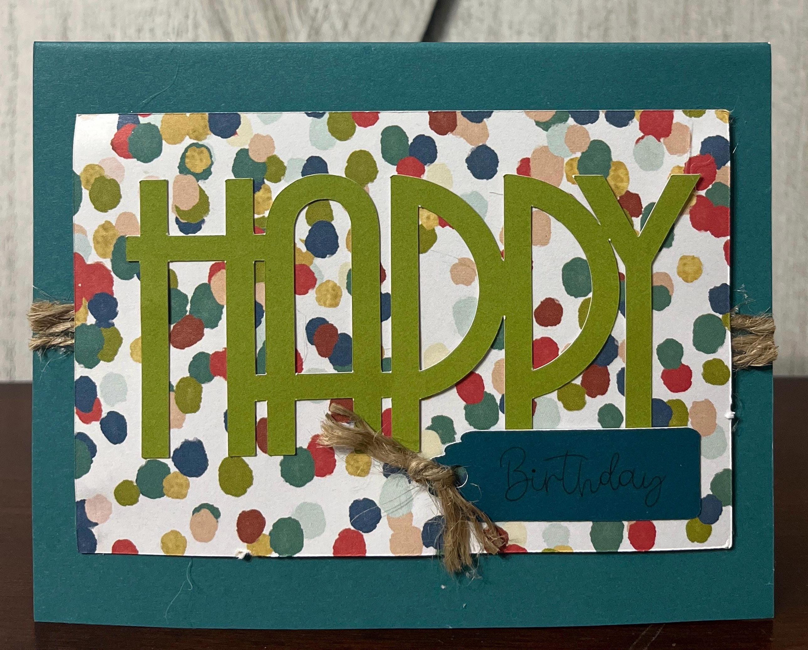 Variety of Handmade Birthday Cards - Etsy