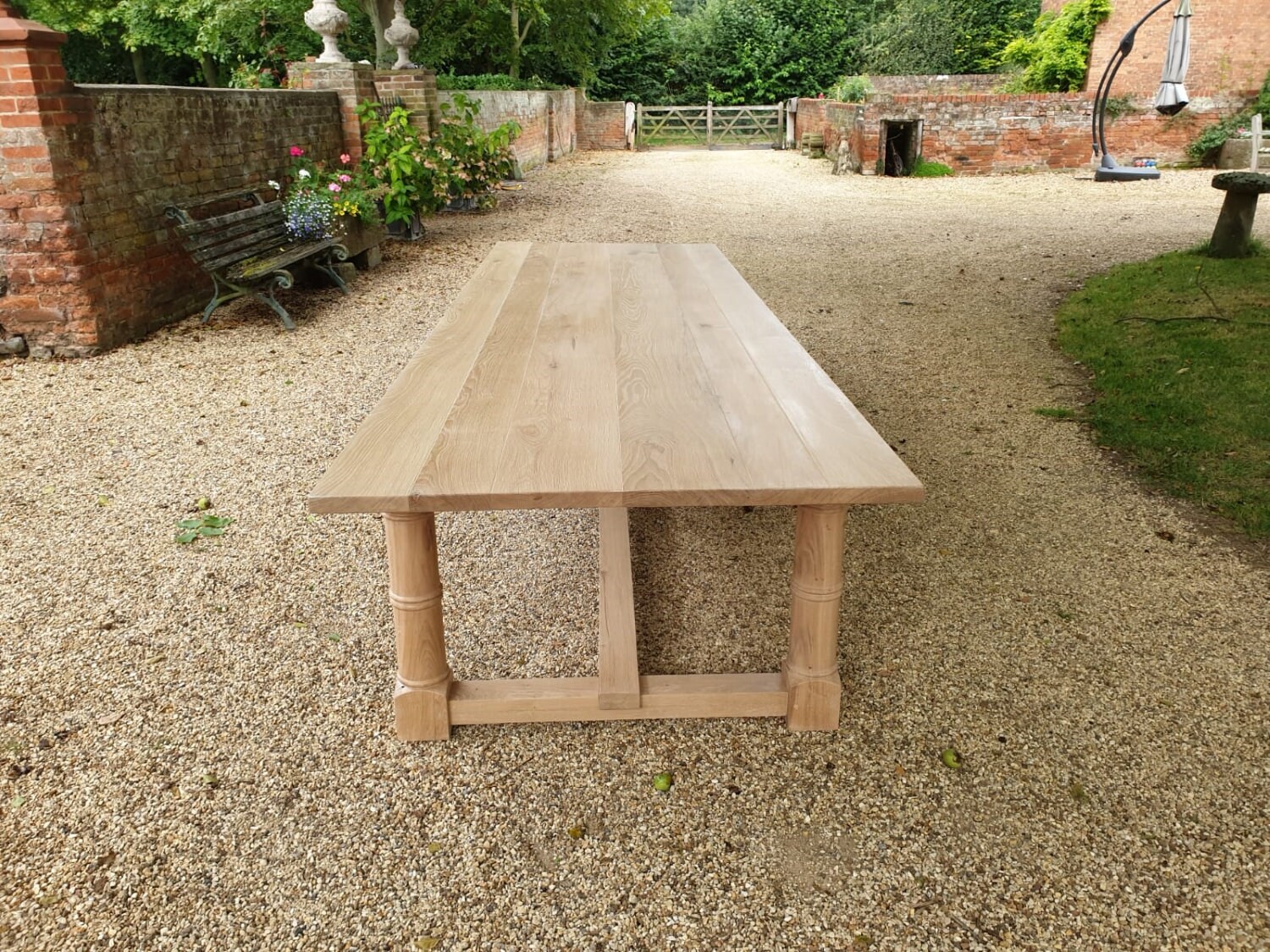 Solid Oak Bespoke Wide Table, Custom Made, Oak Dining Table - Etsy
