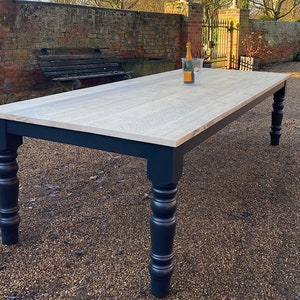 Rustic Farmhouse Dining Table - Etsy