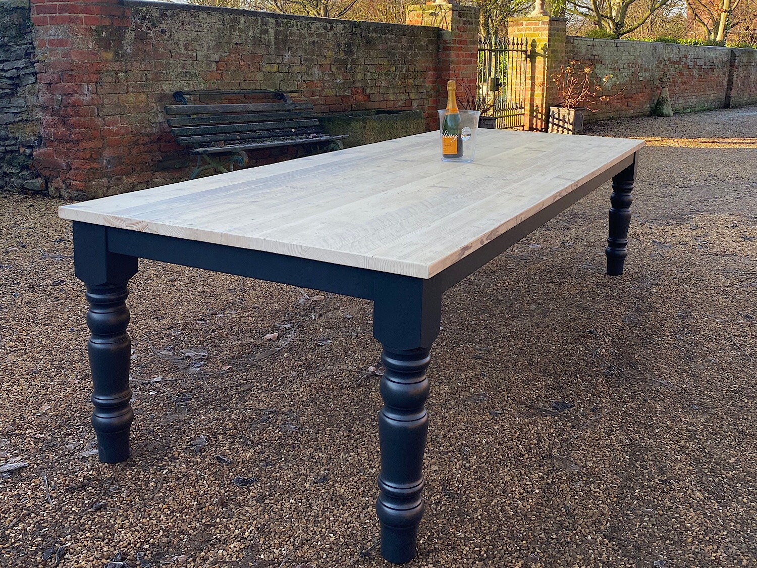 Rustic Farmhouse Dining Table - Etsy UK