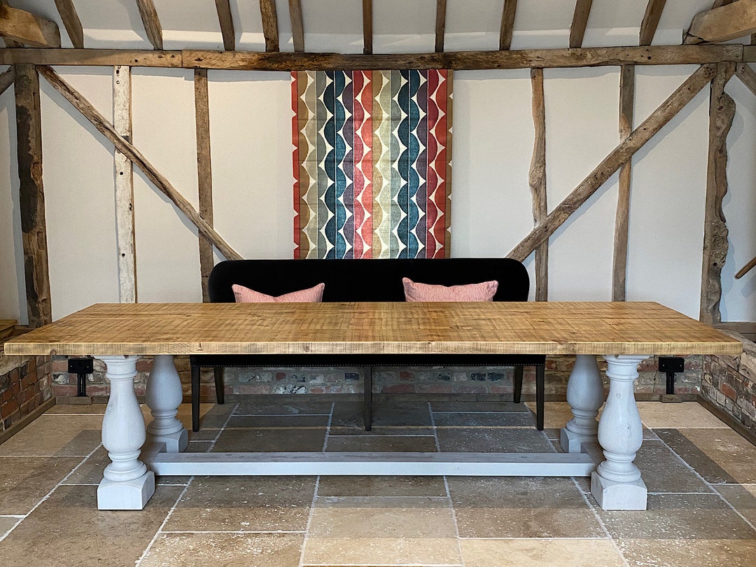 Large Balustrade Dining Table - Etsy