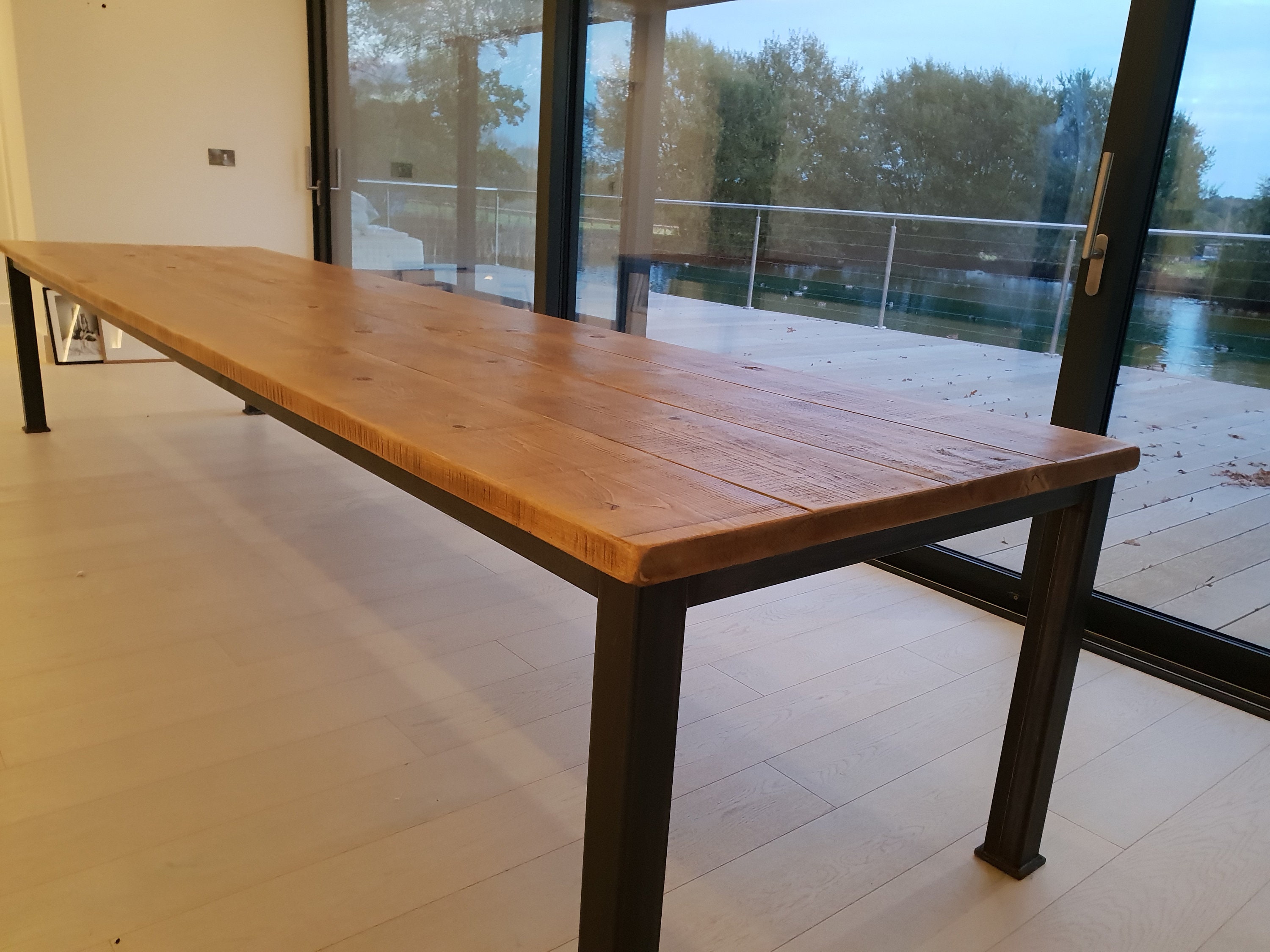 Industrial Style Large Table Made to Order. - Etsy