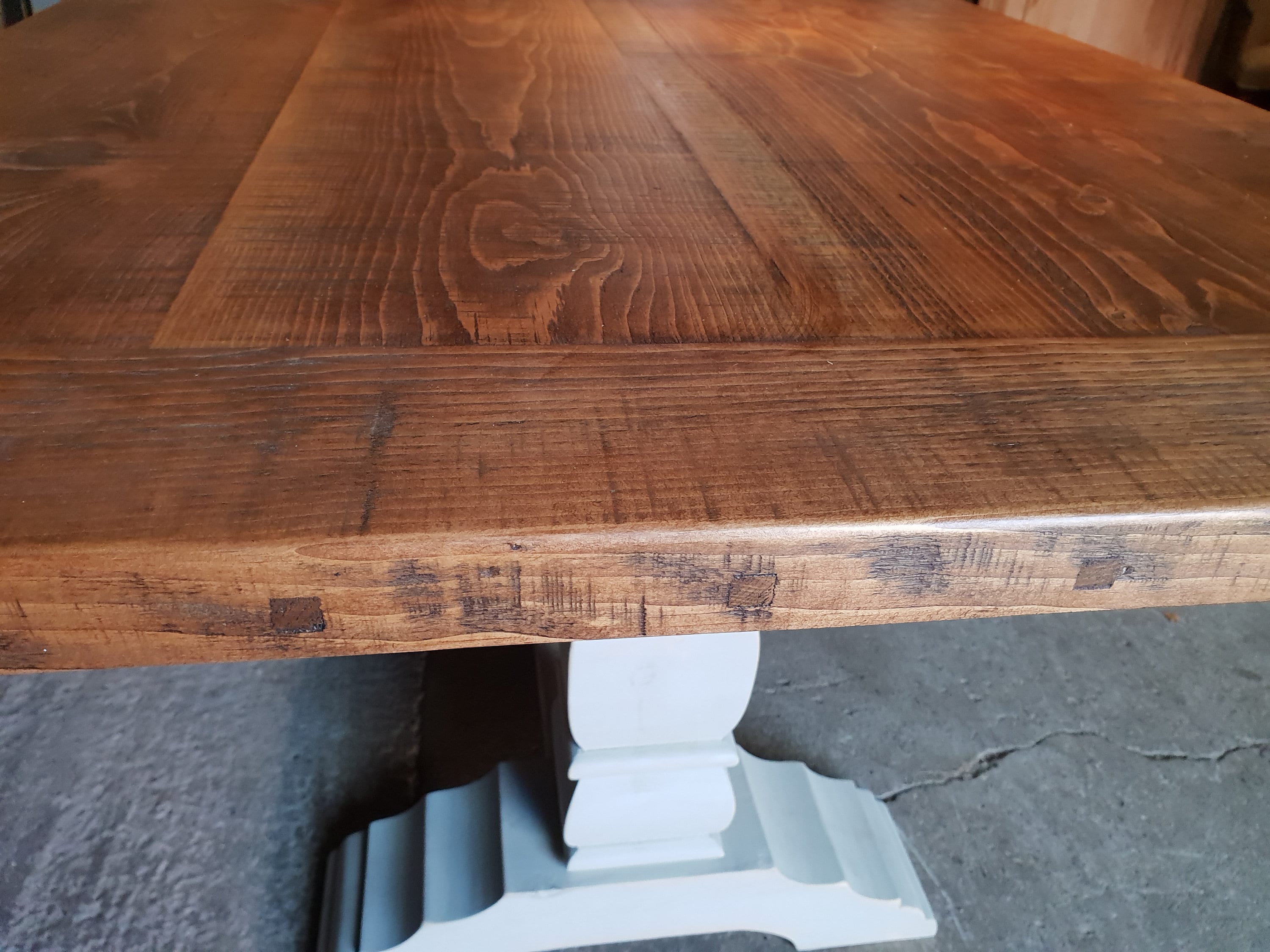 Rustic Farmhouse Dining Table. - Etsy