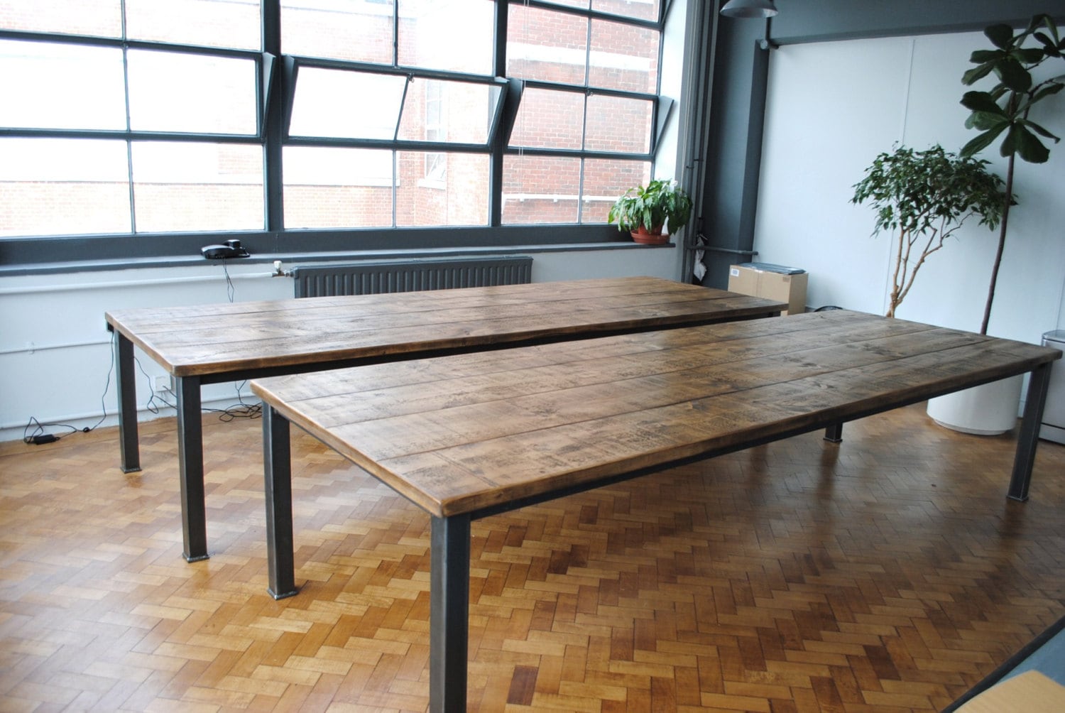 Industrial Vintage Style Rustic Dining Table - Etsy