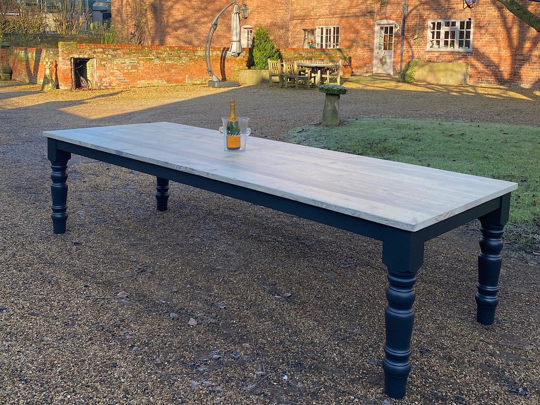 Rustic Farmhouse Dining Table - Etsy