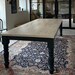 English Farmhouse Table, Bespoke Hand Made Dining Table - Etsy