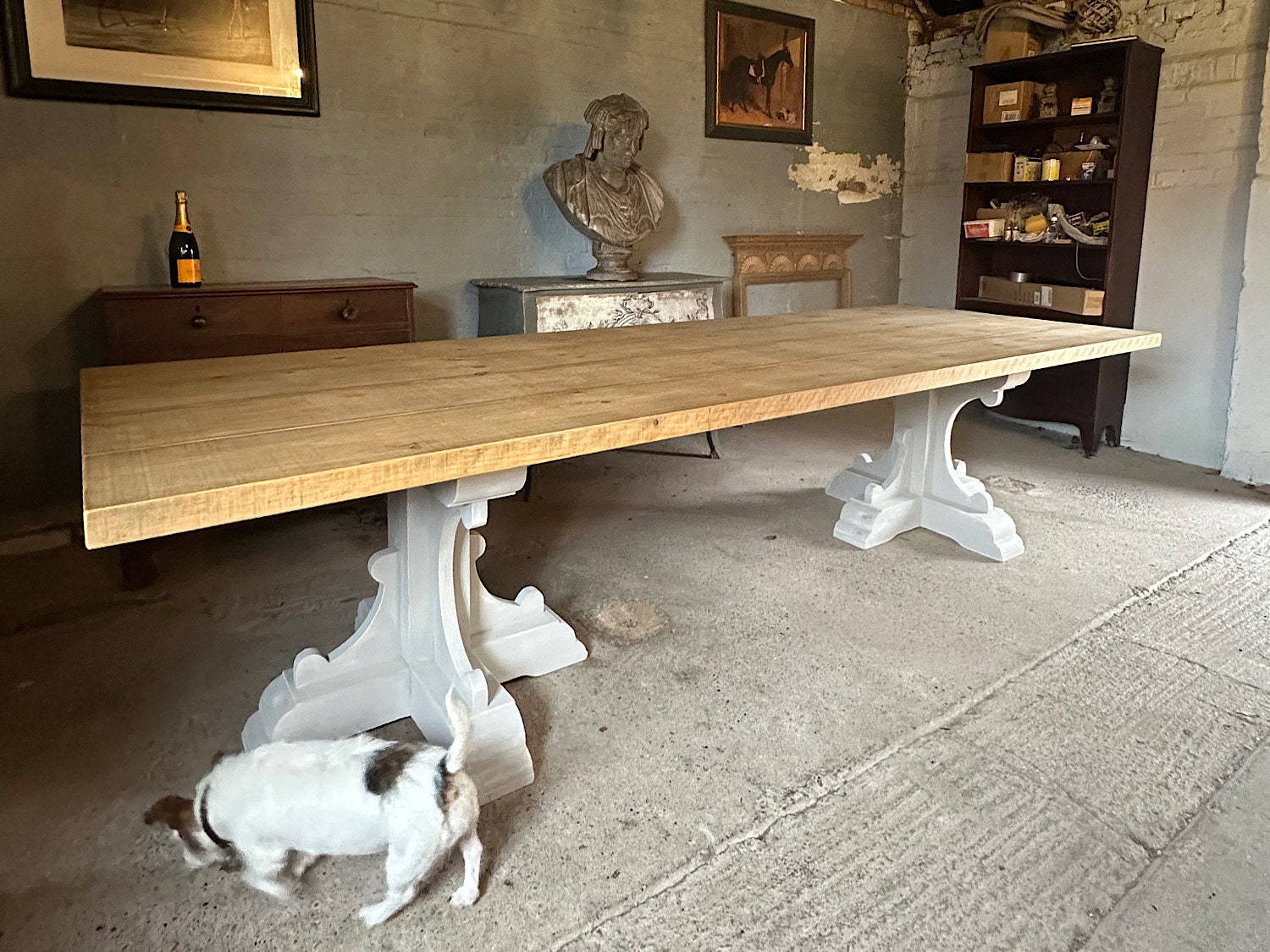Large Dining Table, Rustic Dining Table, Statement Dining Table ...