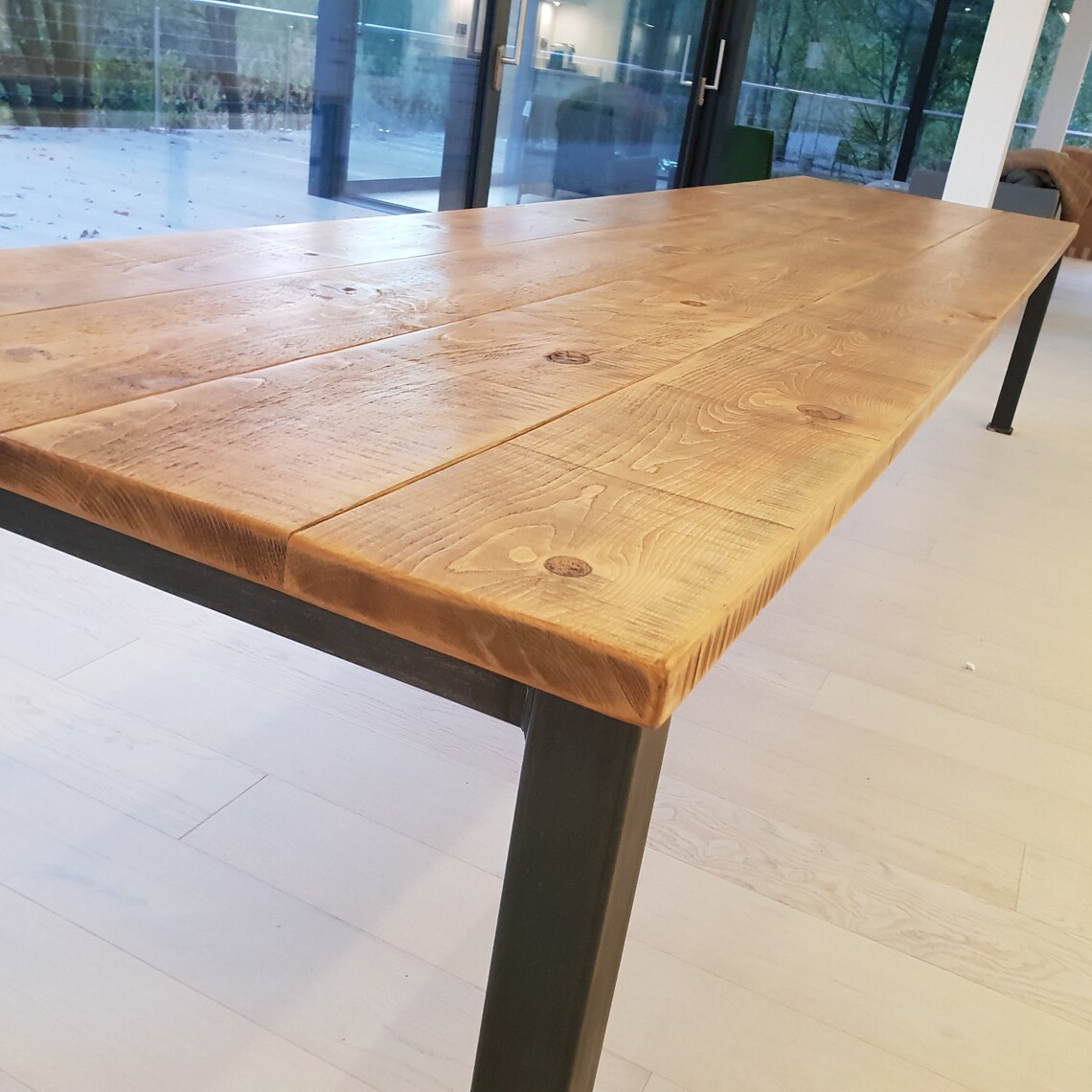Industrial Style Large Office Table Made to Order. - Etsy