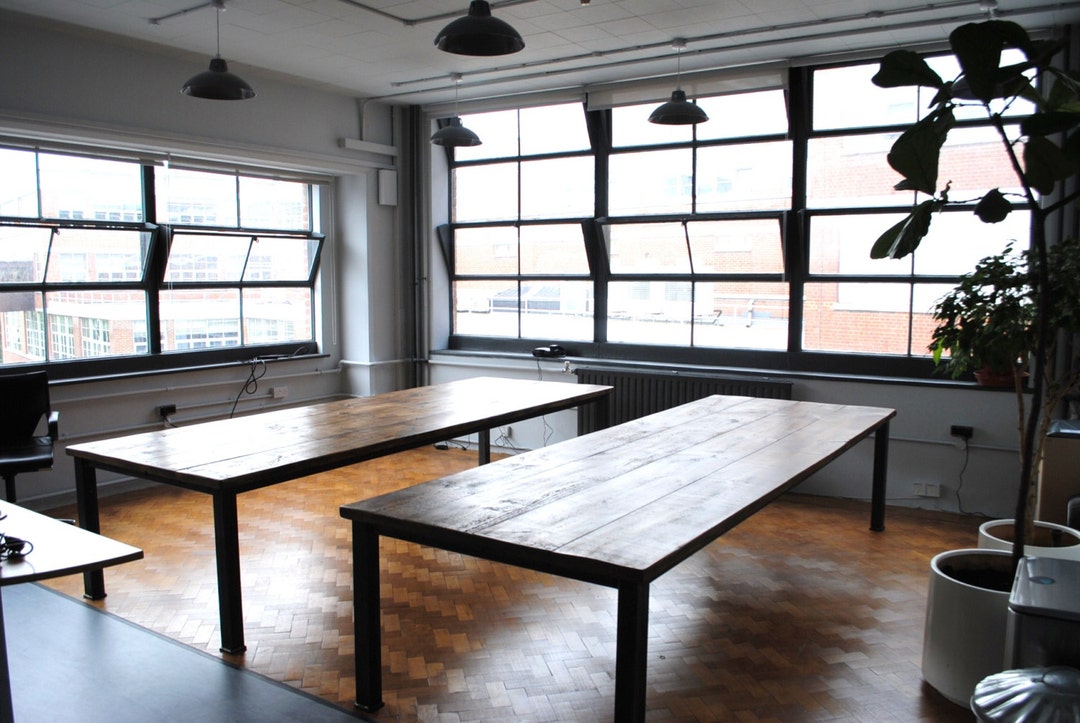 Industrial Vintage Style Rustic Dining Table - Etsy