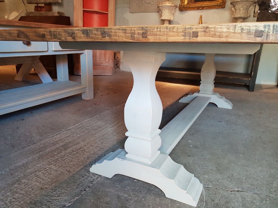 Rustic Farmhouse Dining Table. - Etsy