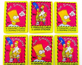 The Simpsons Card - Etsy