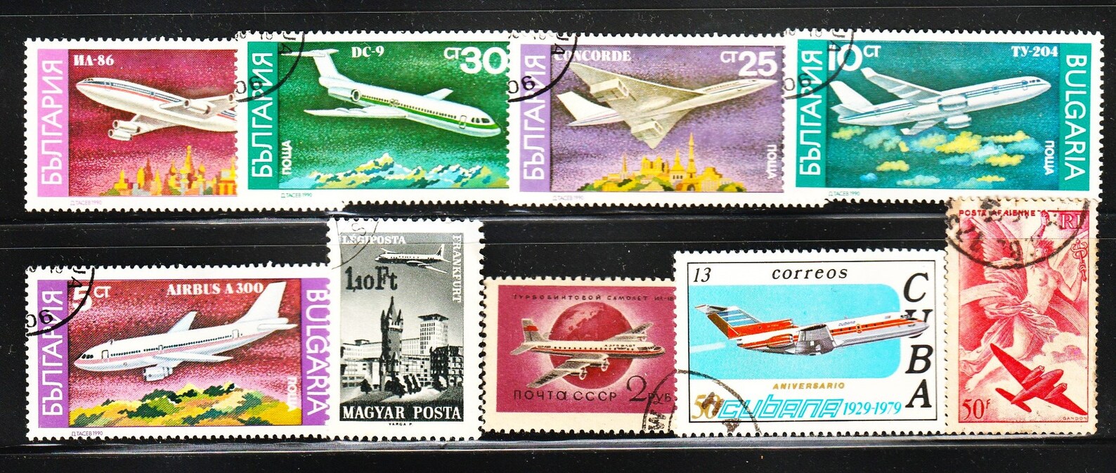 Airplanes-25 Postage Stamps-history of - Etsy