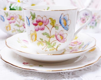 Tea cup plate set | Etsy