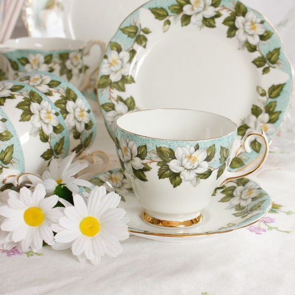 Turquoise Tea Cup - Etsy