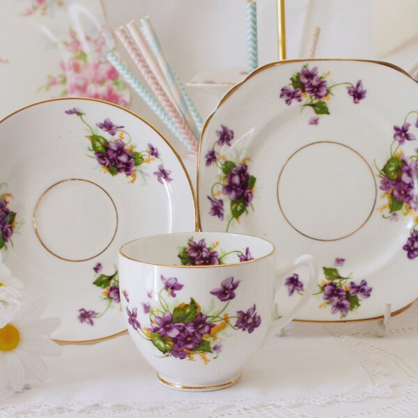 Violet Tea Cup - Etsy