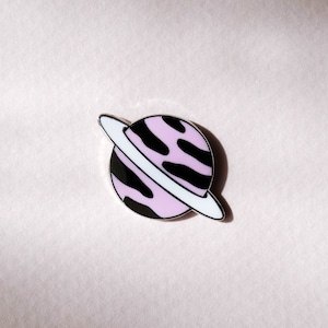 Planet Pin Planet Brooch Hard Enamel Pins Space - Etsy