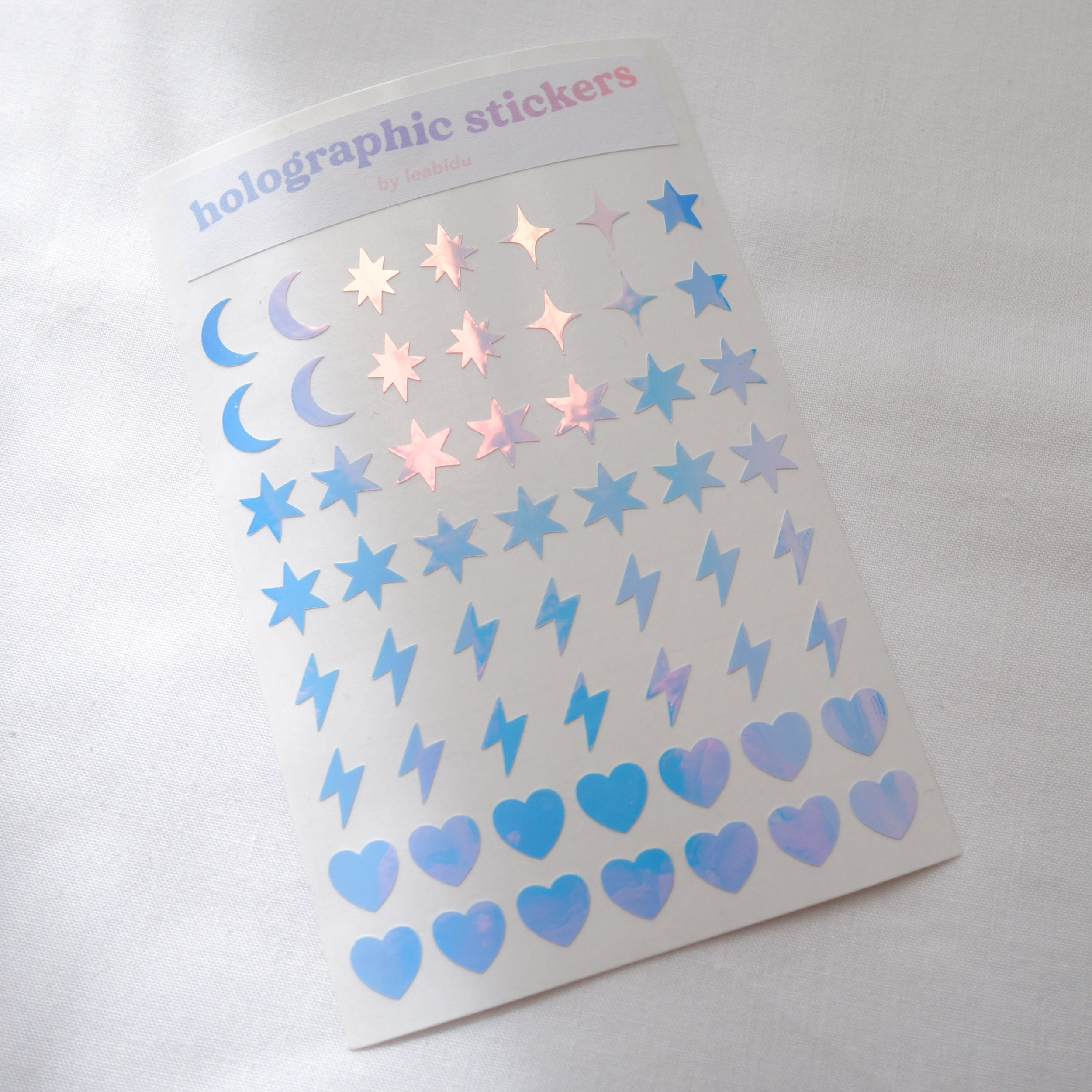 Holographic Sticker Sheet Cosmic Sticker Space Stars | Etsy