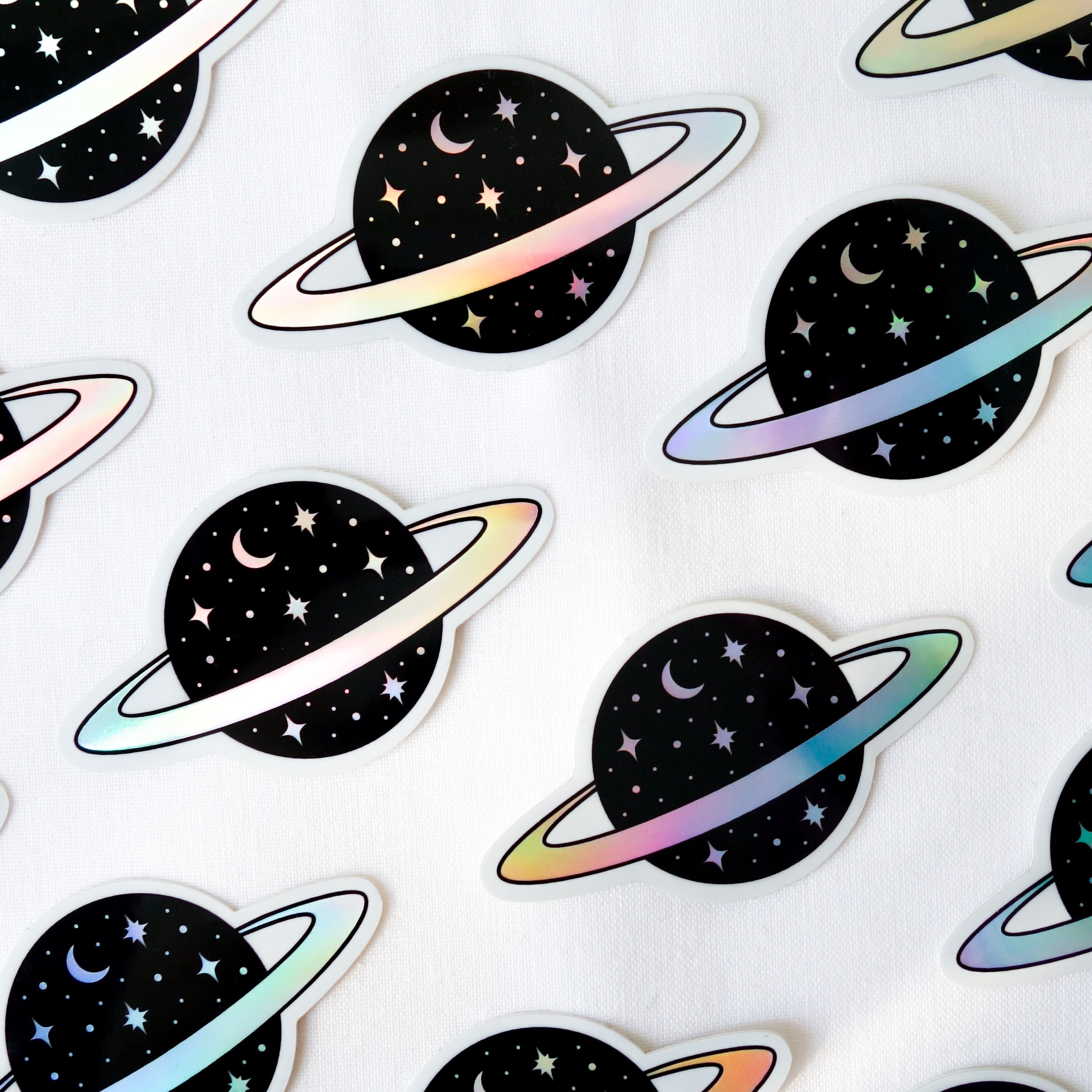Planet sticker holographic sticker galaxy cosmic sticker | Etsy Planet sticker holographic sticker galaxy cosmic sticker | Etsy