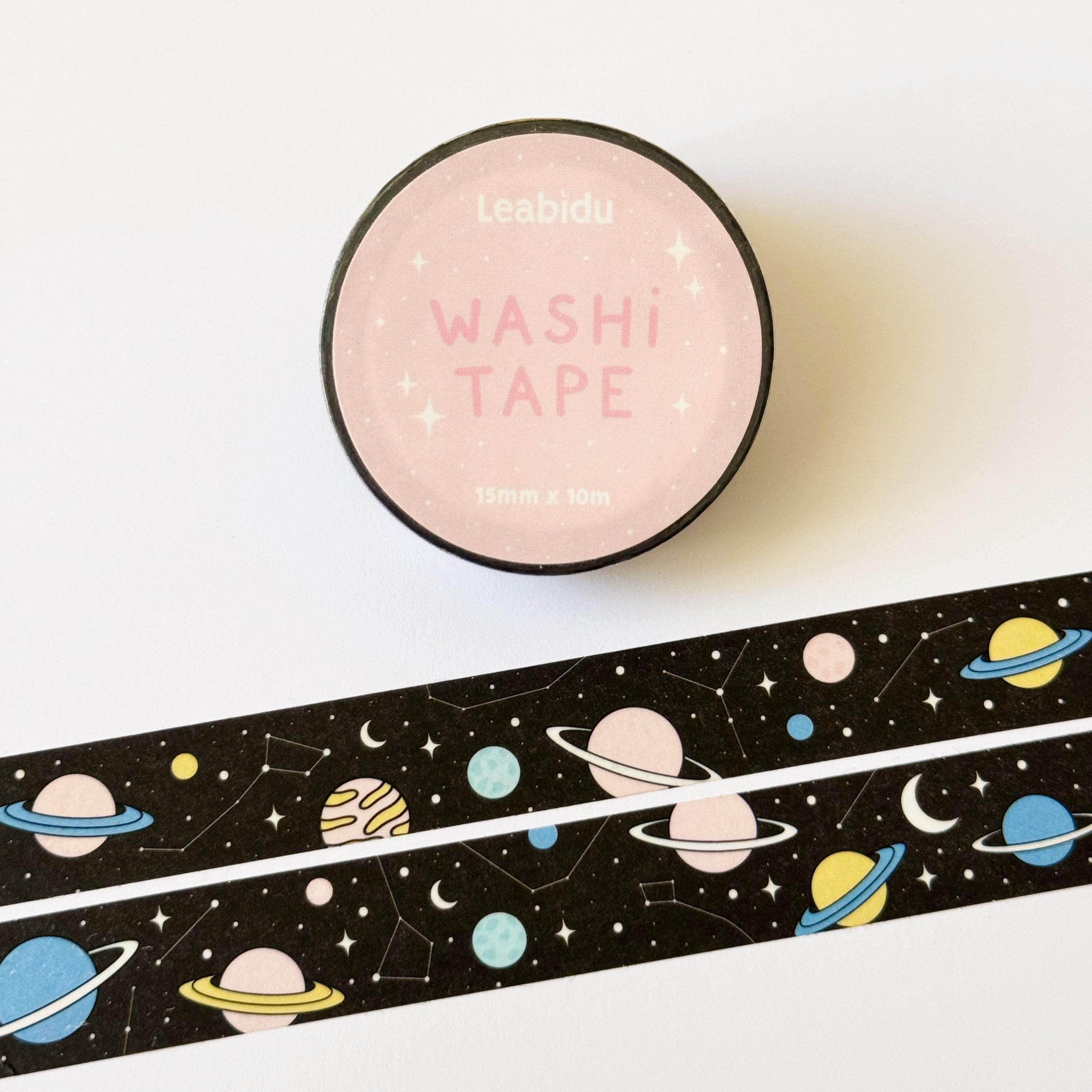 Cosmic Washi Tape - Masking Tape - Galaxy - Space - Planets - Moon ...