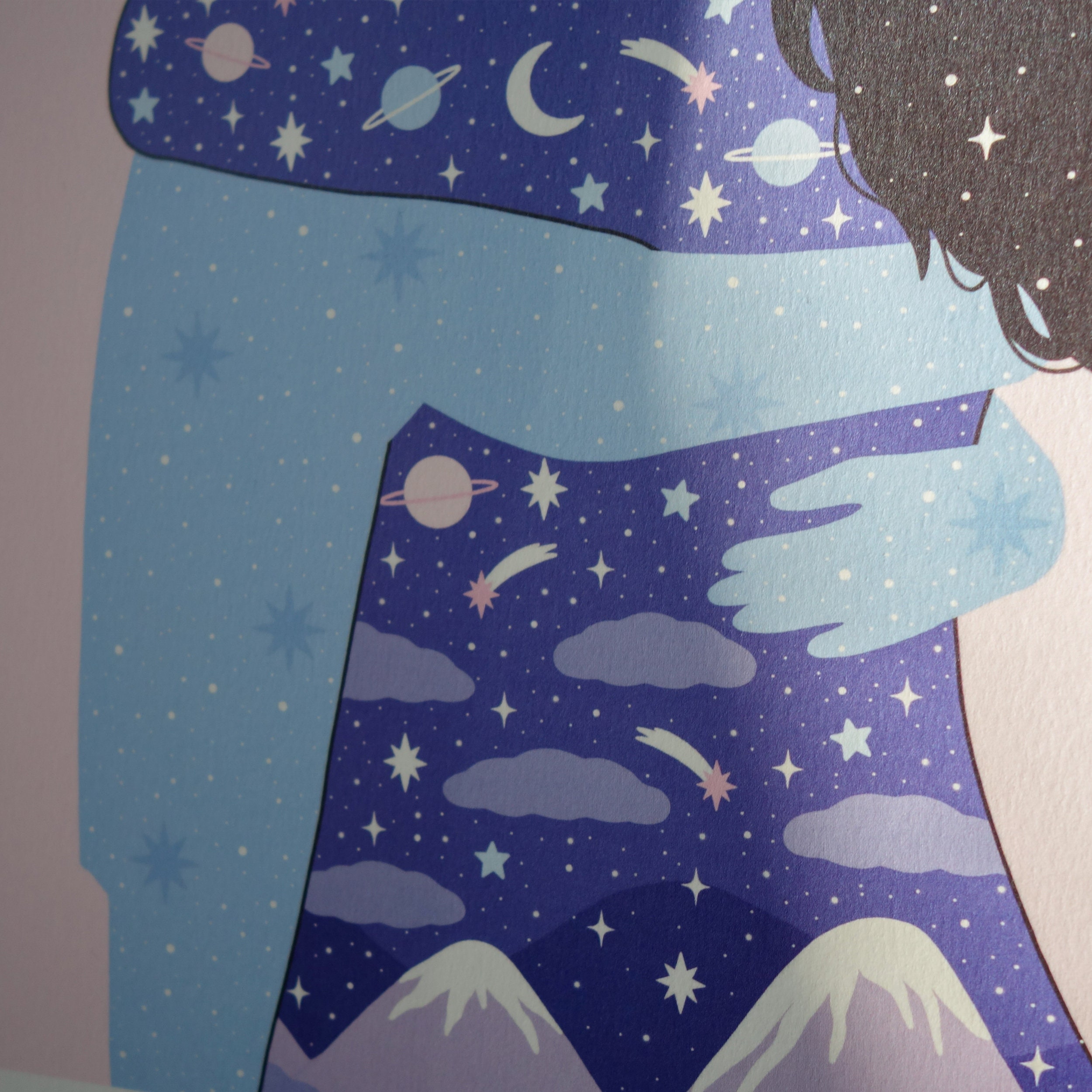 Cosmic Hug A4 Poster | Etsy