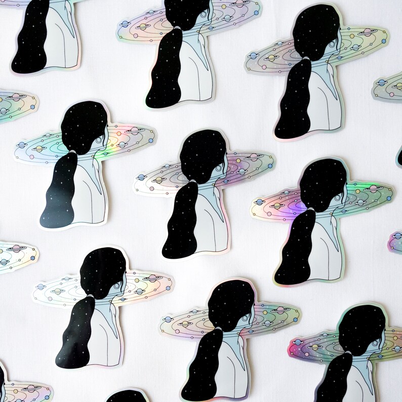 My Universe Sticker Holographic Sticker Galaxy Cosmic - Etsy