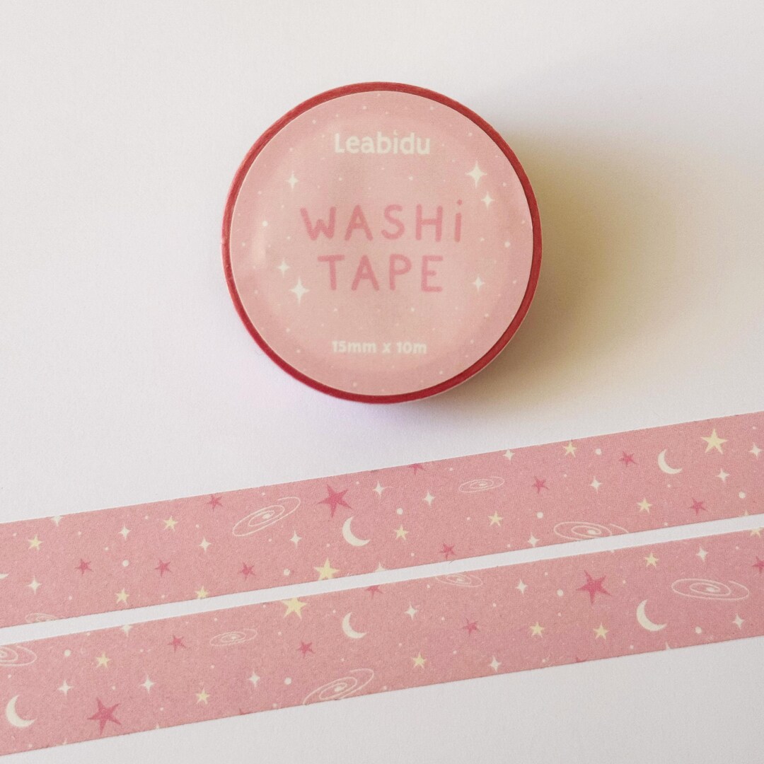 Cosmic Washi Tape Masking Tape Galaxy Space Planets Moon Stars ...