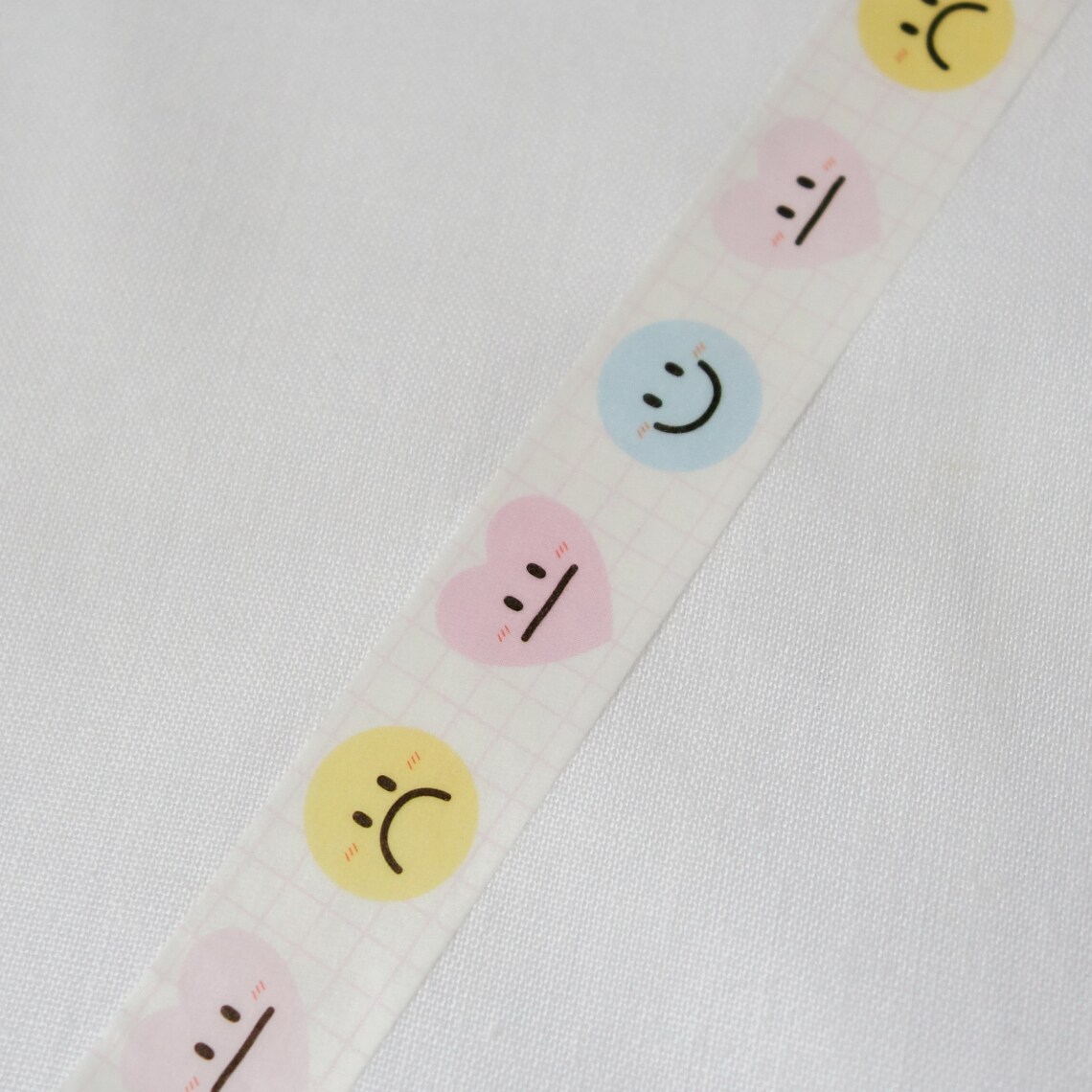 Washi tape smiley masking tape mood heureux triste - Etsy Canada