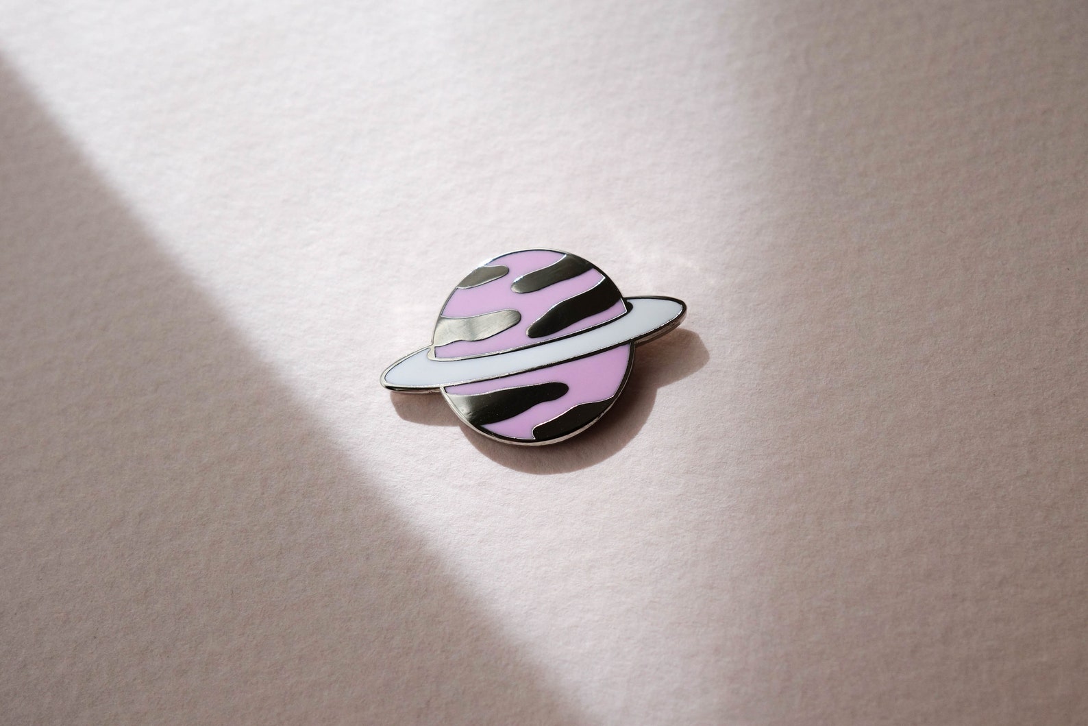 Planet pin planet brooch hard enamel pins space | Etsy
