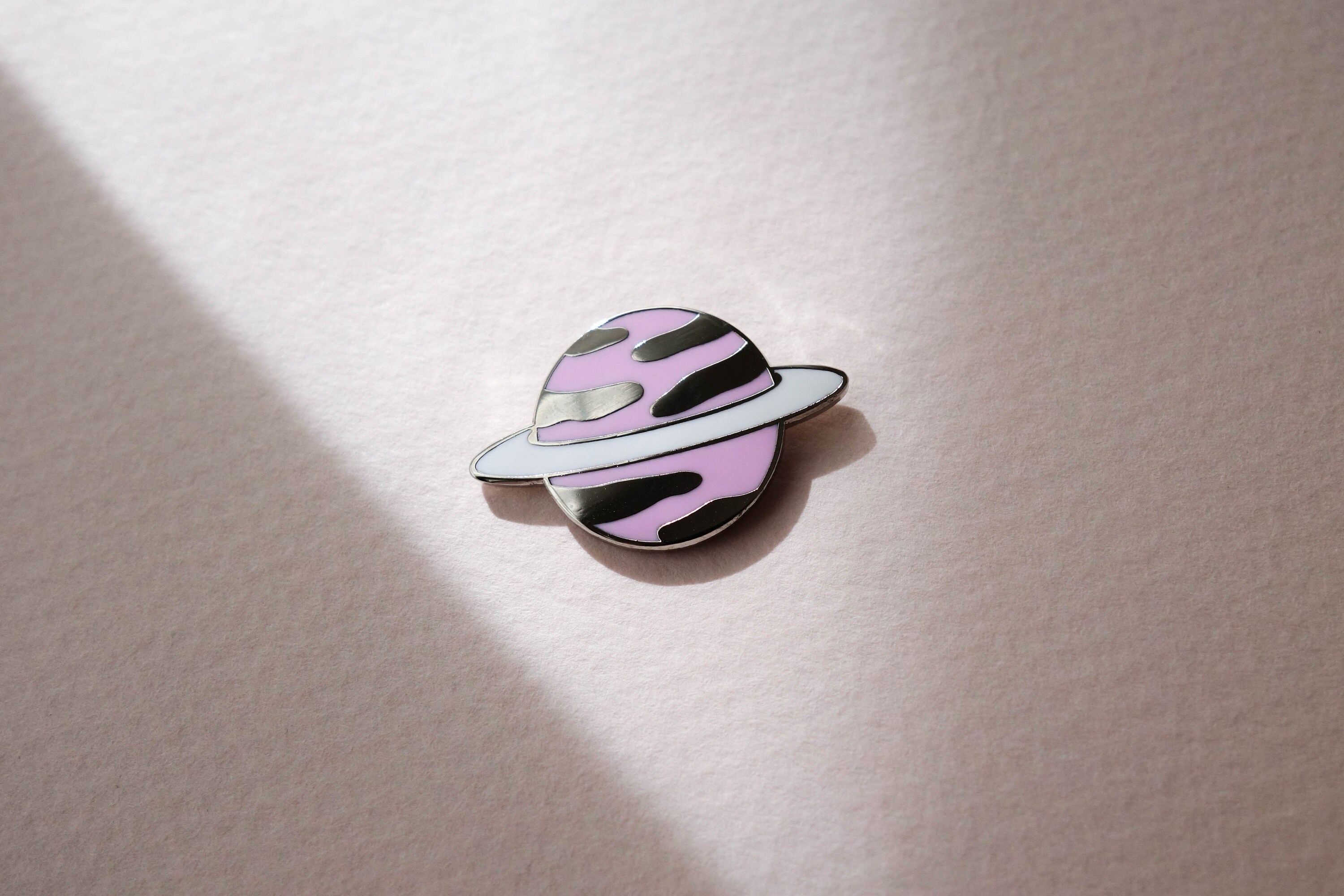 Planet Pin Planet Brooch Hard Enamel Pins Space - Etsy