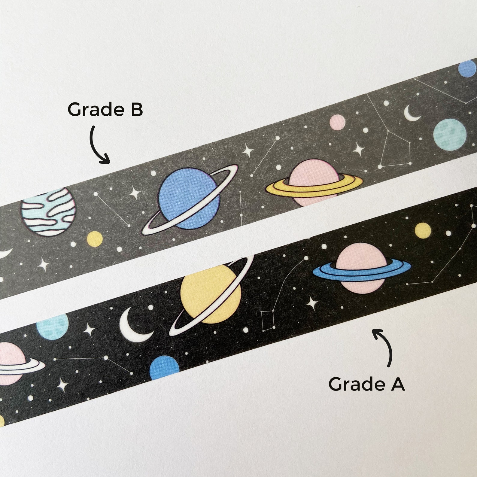 Cosmic washi tape masking tape galaxy space planets | Etsy