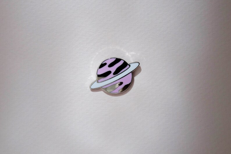 Planet Pin Planet Brooch Hard Enamel Pins Space - Etsy