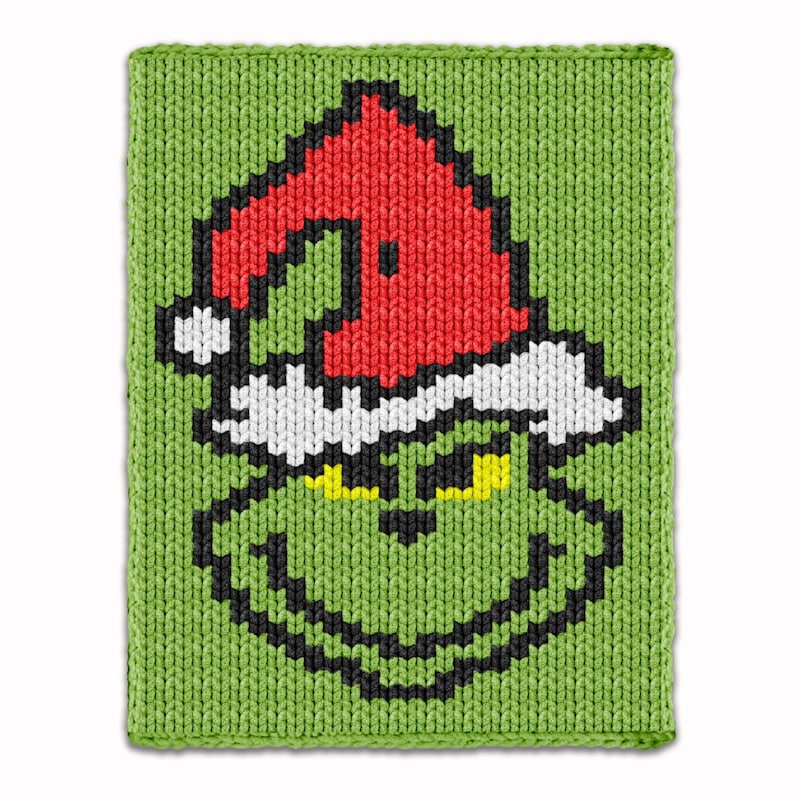 Grinch Chunky Pattern - Etsy UK