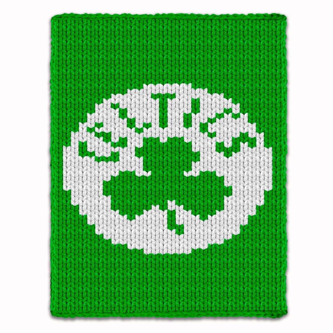 Celtics Blanket Finger Knitting Pattern - Digital Download Signature ...