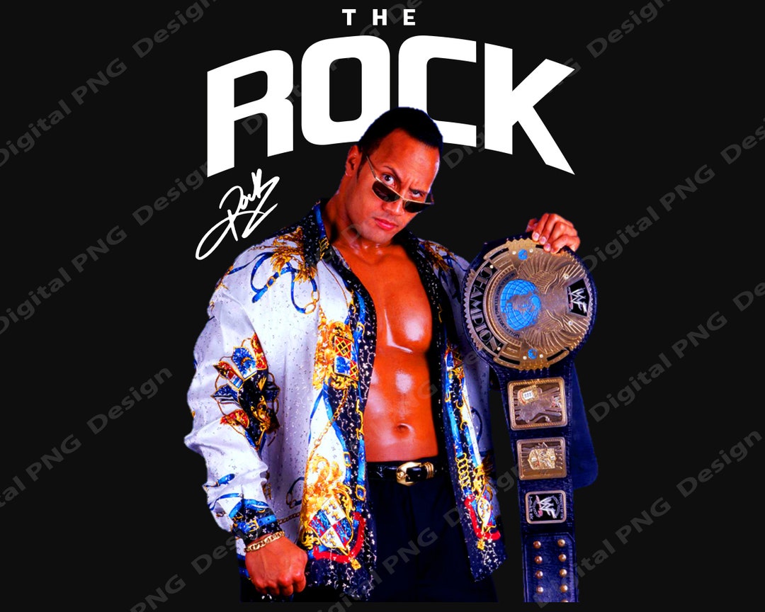 THE ROCK WWE Png , Instant Download, Digital Files Png - Etsy