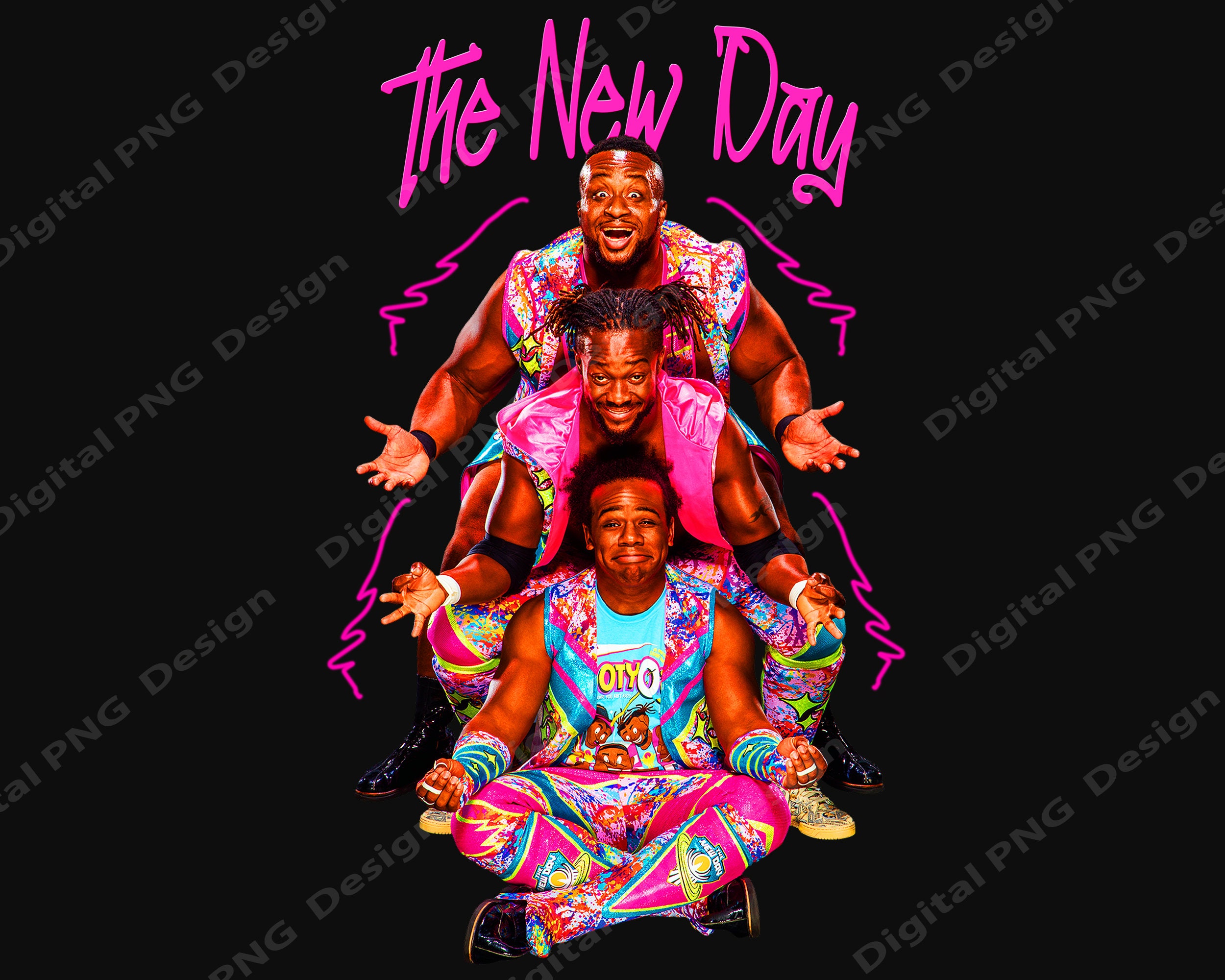 THE NEW Day WWE Png , Instant Download, Digital Files Png - Etsy