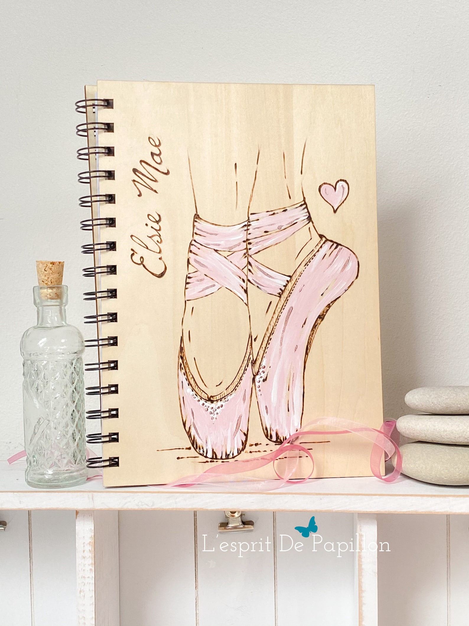 Personalised Wooden Dance Ballet A5 Journal With Plain - Etsy UK