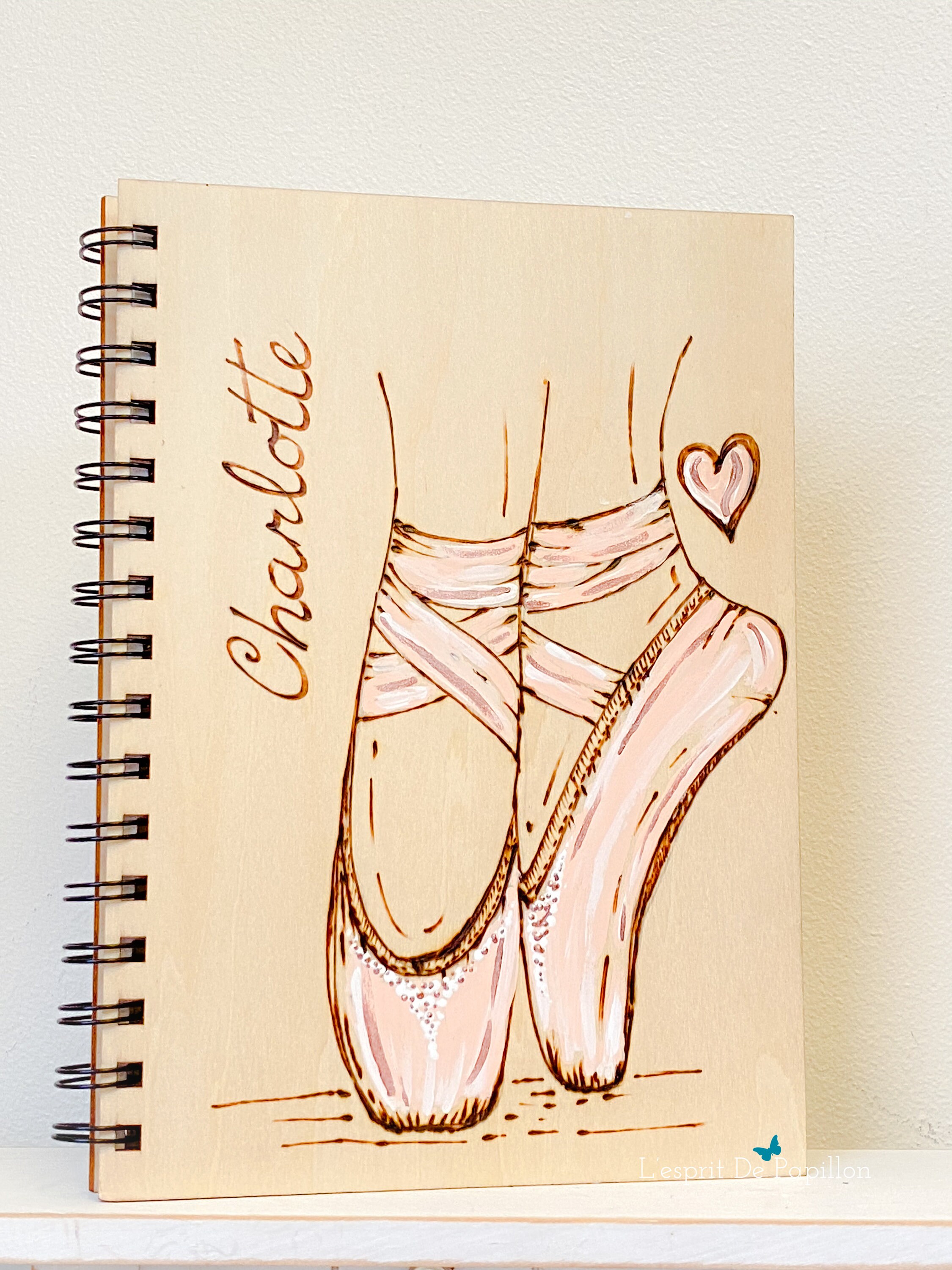 Personalised Wooden Dance Ballet A5 Journal With Plain - Etsy UK