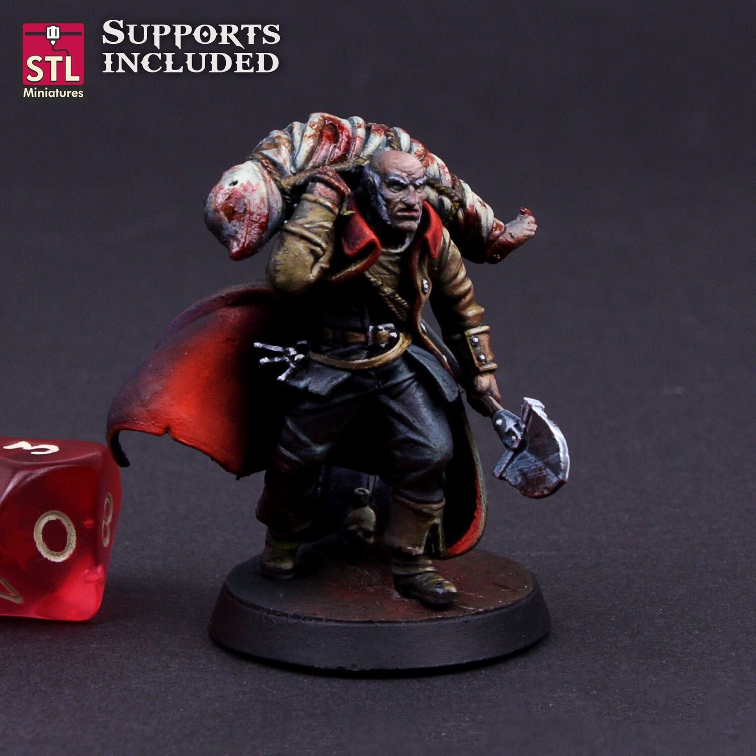 Gravedigger Corpse Male Human 28mm 32mm 75mm Tabletop Games D&D ...