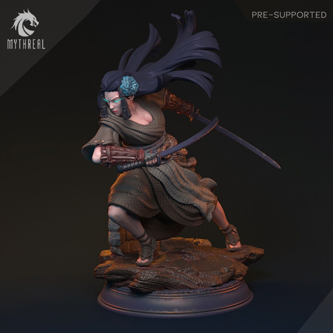 Female Samurai Fighter Japanese Warrior / Tabletop Games ∞ Dnd Dungeons ...