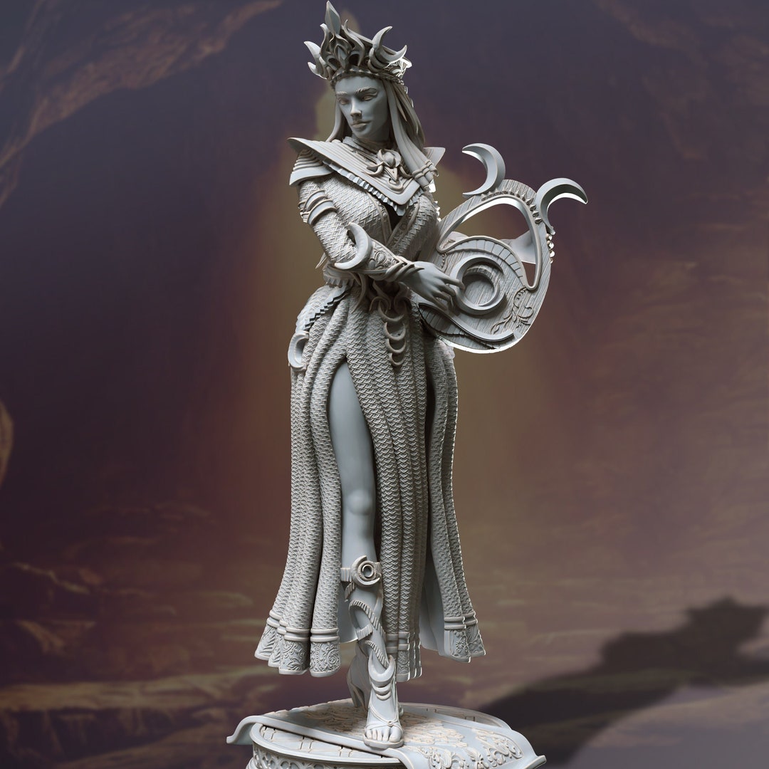 Female Human Elf Elven Celestial Goddess Priestess Sorceress Mage ...