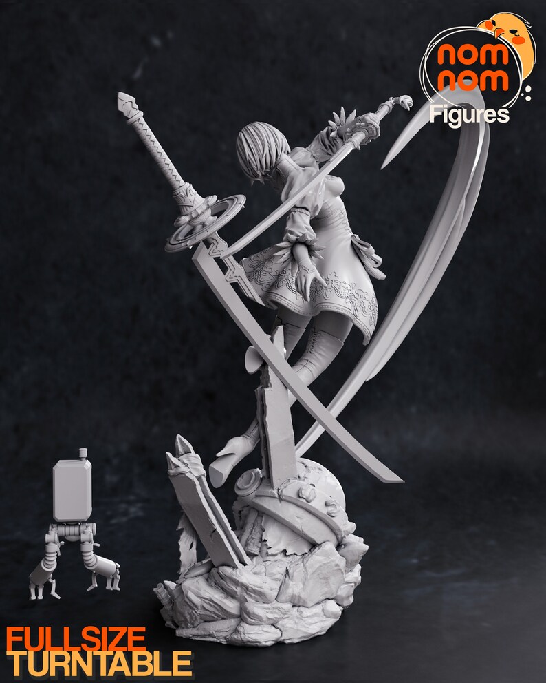 Yorha No. 2 Model B / 2B / Nier Automata / Girl Woman Robot Cyborg ∞ ...