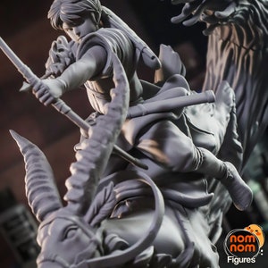 Ashitaka / Princess Mononoke / Anime Ghibli Resin Figure Model ...