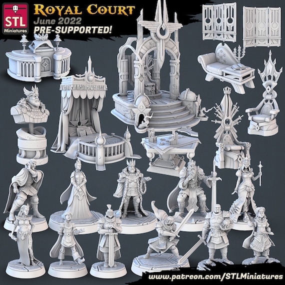 Pack Royal Court / Throne Screens Desk Couch Table Bed 28 32 - Etsy