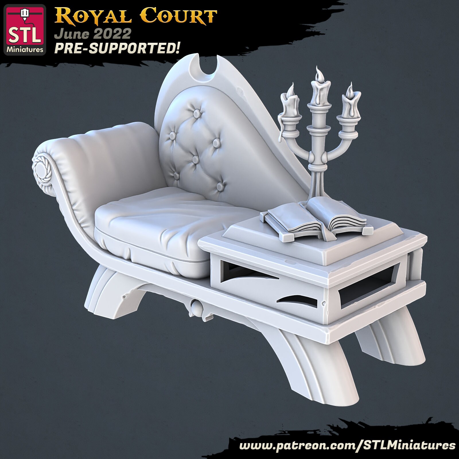 Pack Royal Court / Throne Screens Desk Couch Table Bed 28 32 75 Mm∞ ...