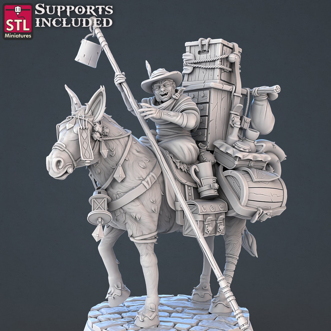 Vendor Food Fruit Vegetable Donkey Horse ∞ Tabletop D&D Dungeons and ...