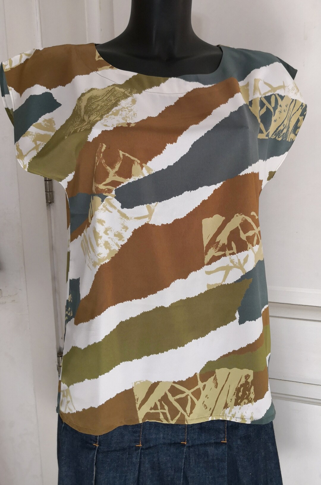 Vintage JEAN CHANCEL Top Size 42 FR - Etsy