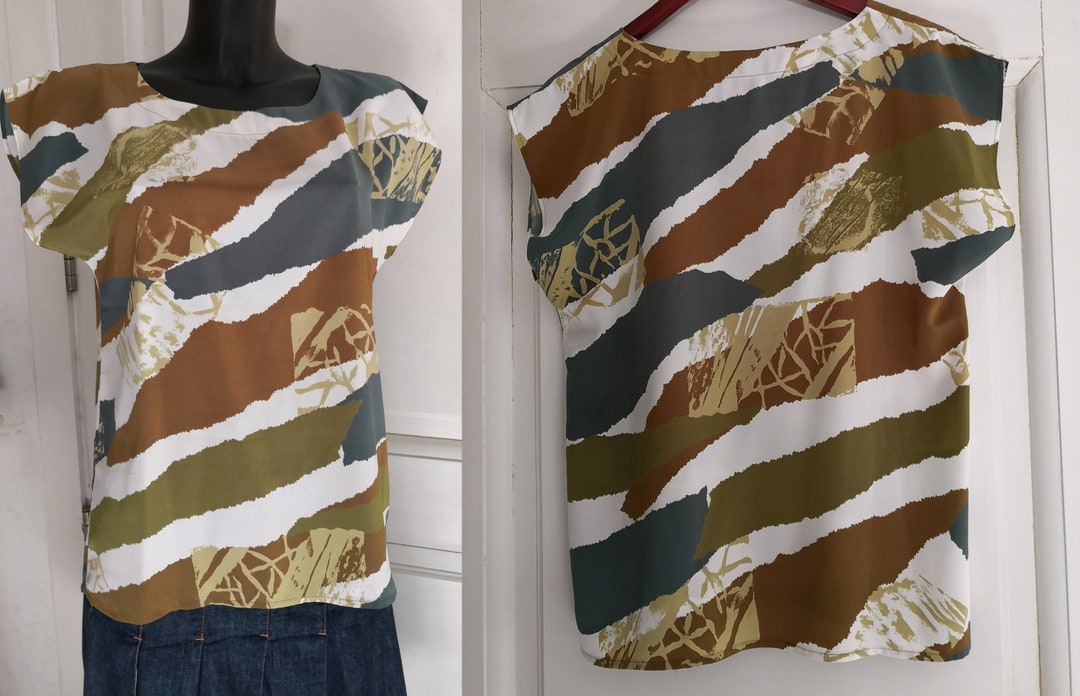 Vintage JEAN CHANCEL Top Size 42 FR - Etsy